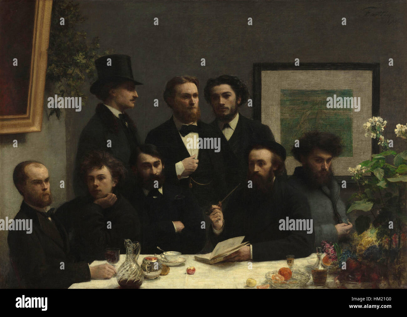 Henri Fantin-Latourâ€™s 'The Corner of the Table' (1872) captures the ...