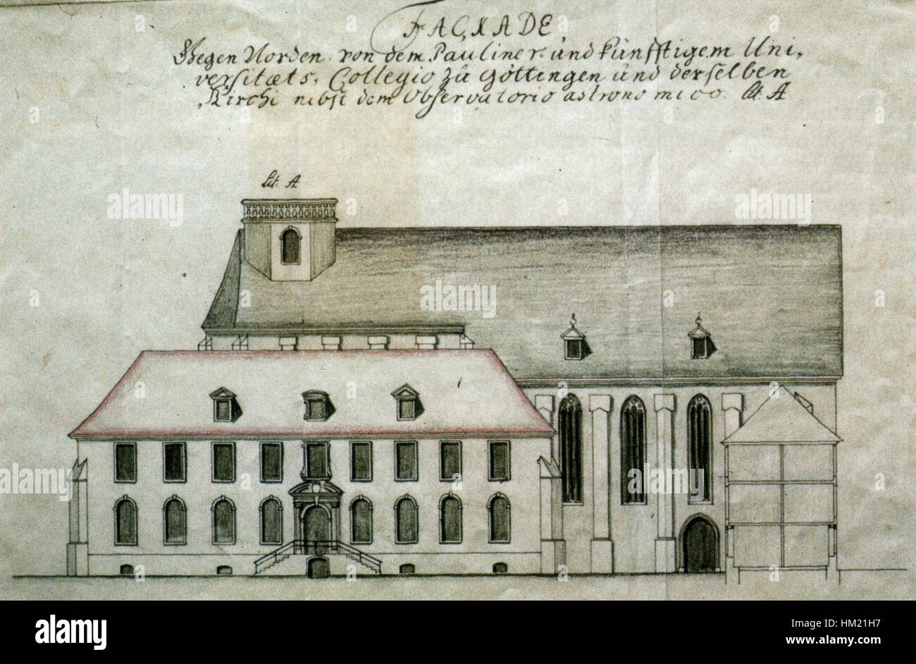 This painting of *Goettingen University* provides a detailed view of ...