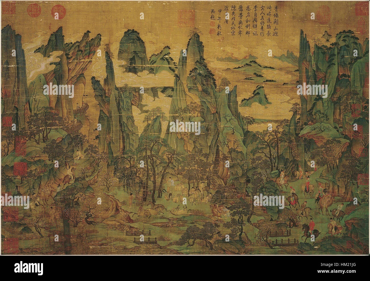 'Li Zhao Dao Tang Ming Huang to Shu' is a historical Chinese artwork ...
