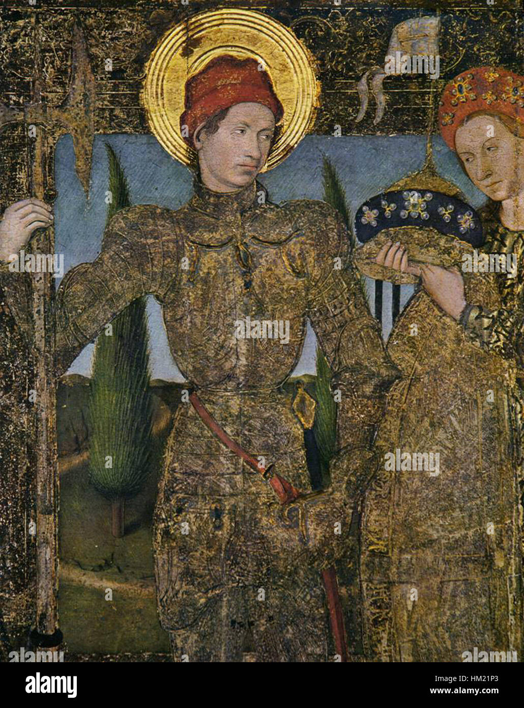 *Sant Jordi* by Huguet is a classic painting depicting Saint George ...