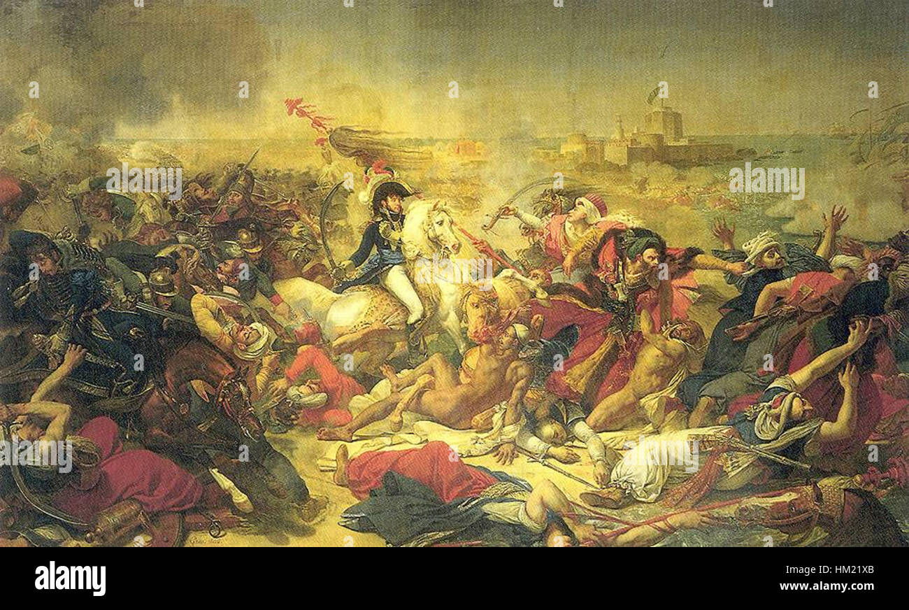 The Battle of Aboukir, depicted in this artwork, was a significant ...