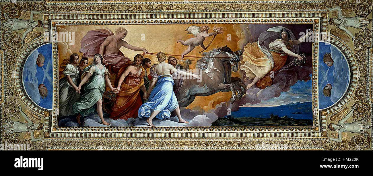 Guido Reni's 'Aurora' portrays the goddess of dawn in a stunning ...