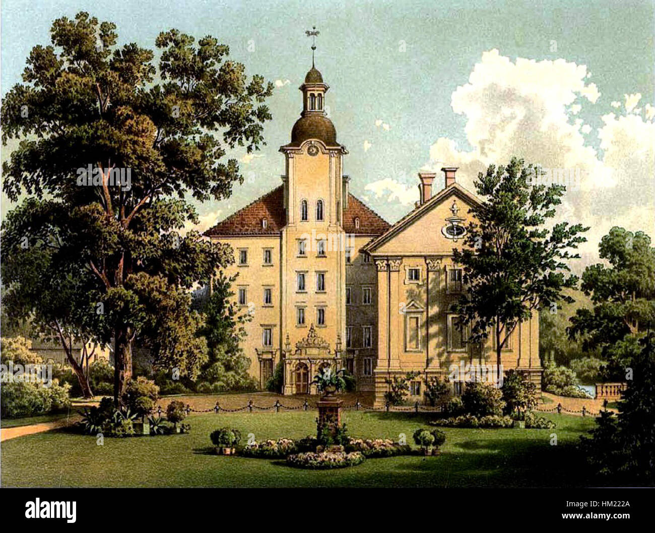 This artwork from the Duncker collection showcases a historical ...