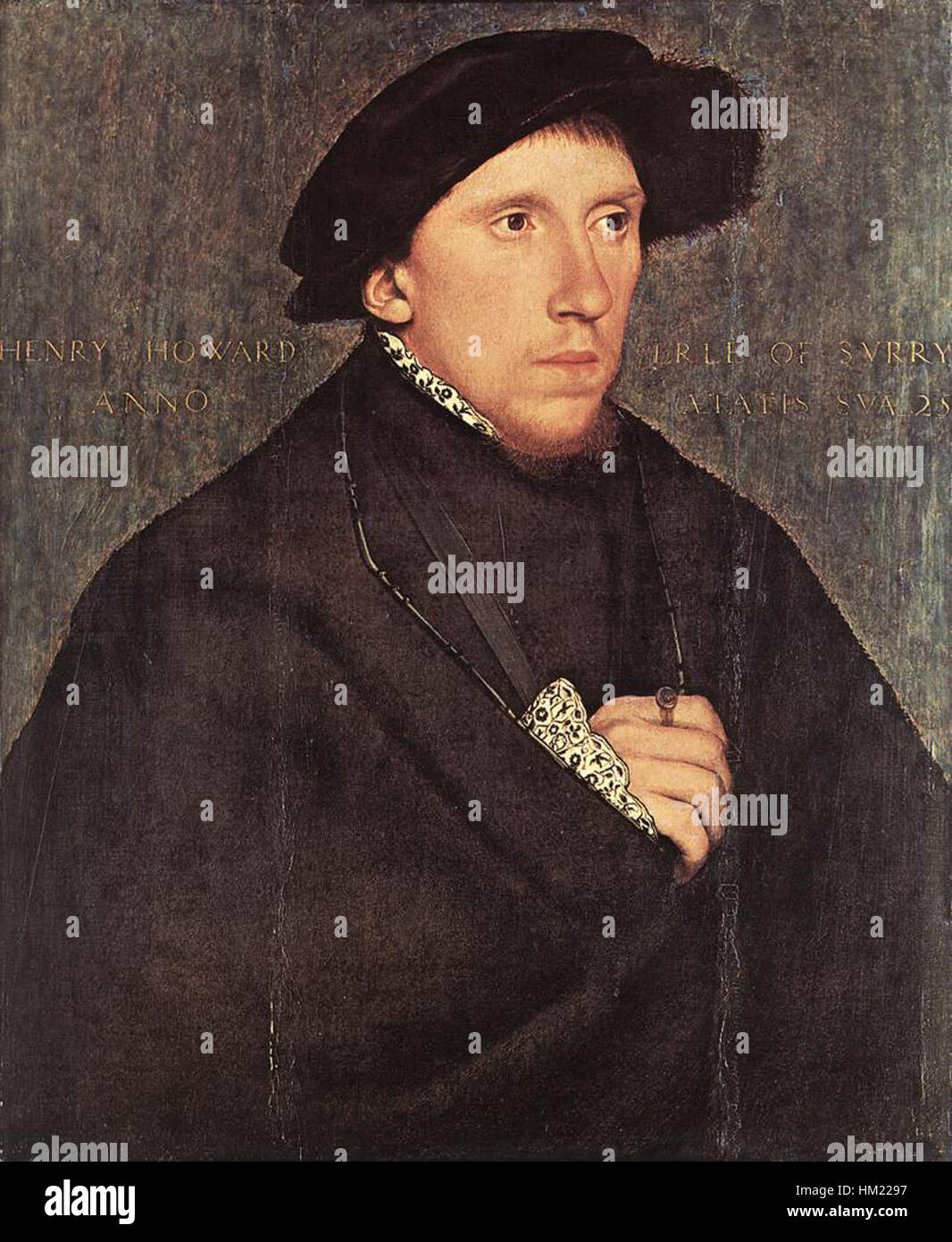 Hans Holbein the Younger’s portrait of Henry Howard, the Earl of Surrey ...