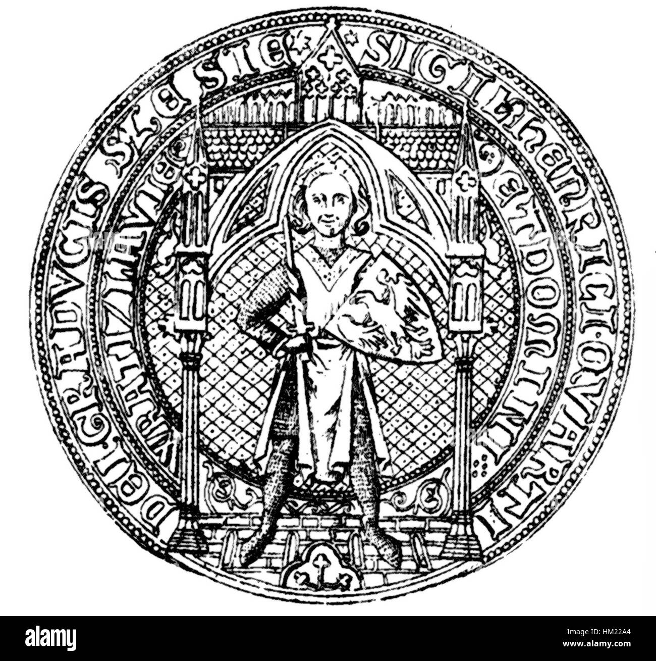 The seal of Henryk IV Probus, dated 1268, is an important medieval ...
