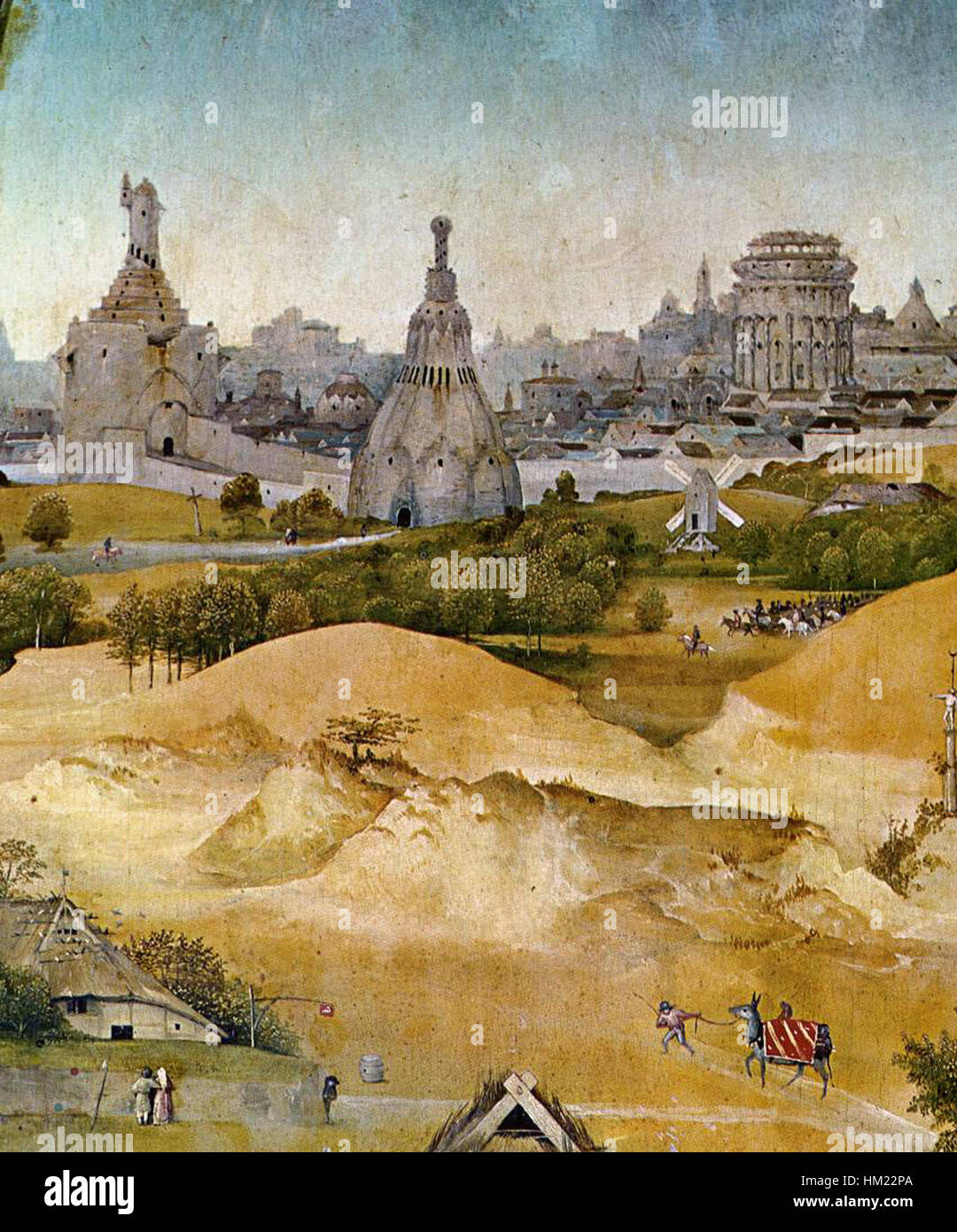 This detail from Hieronymus Bosch's 'Adoration of the Magi' depicts the ...