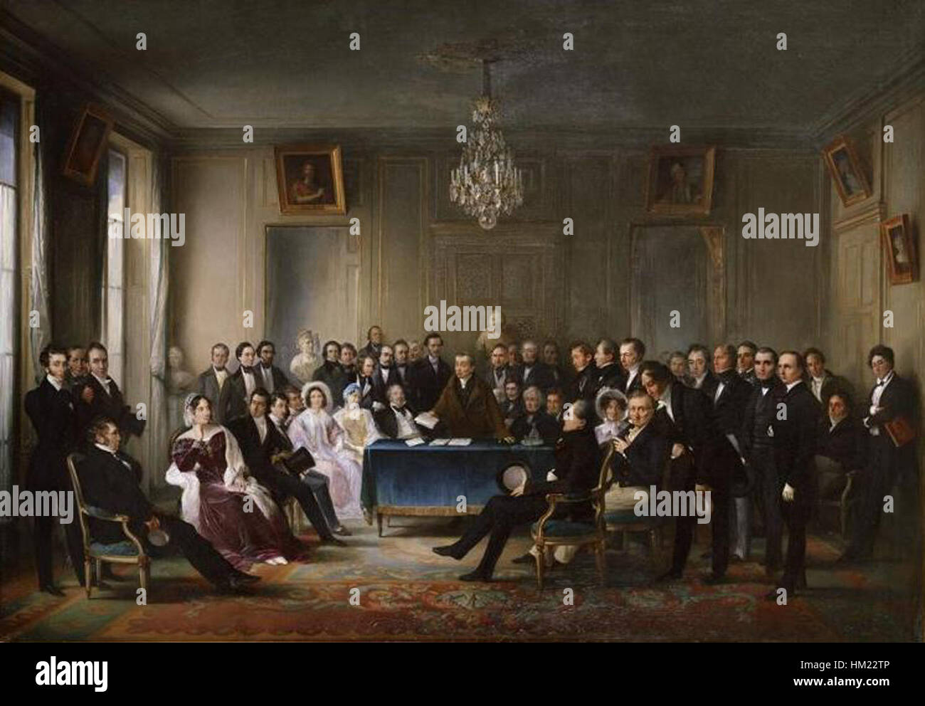 A historical painting by Heim depicting Junius Brutus, the Roman consul ...