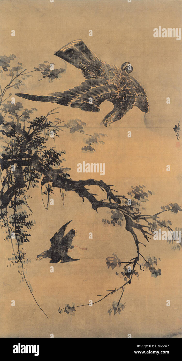 Lin Liang's 'Autumn Eagle' is a masterful traditional Chinese painting ...