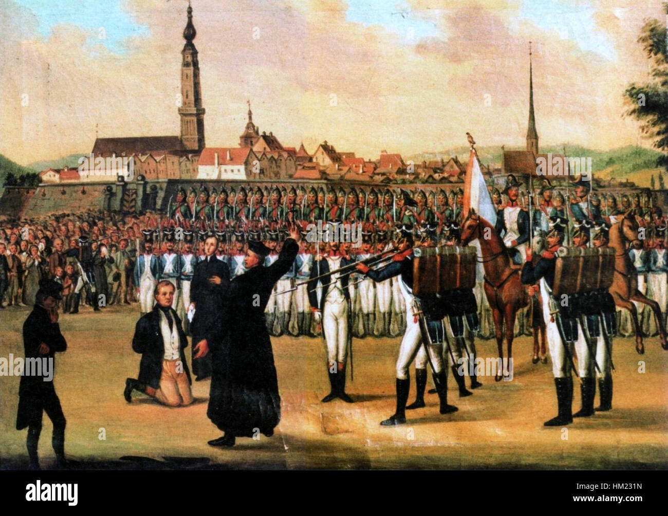 A historical artwork depicting the execution of *Johann Philipp Palm ...