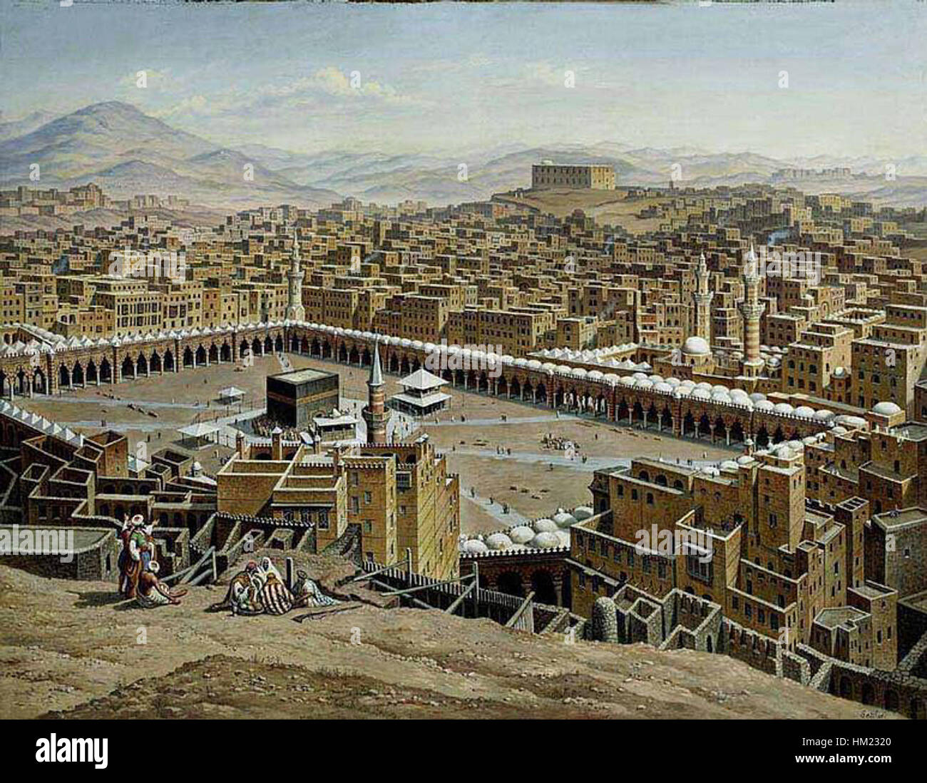 Mekka drawing hi-res stock photography and images - Alamy