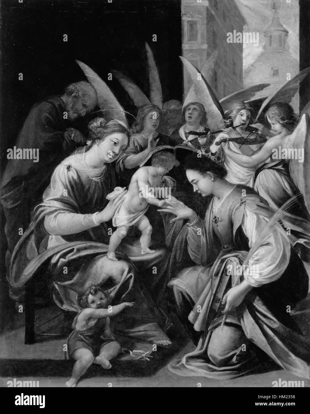 Christian marriage art Black and White Stock Photos & Images - Alamy