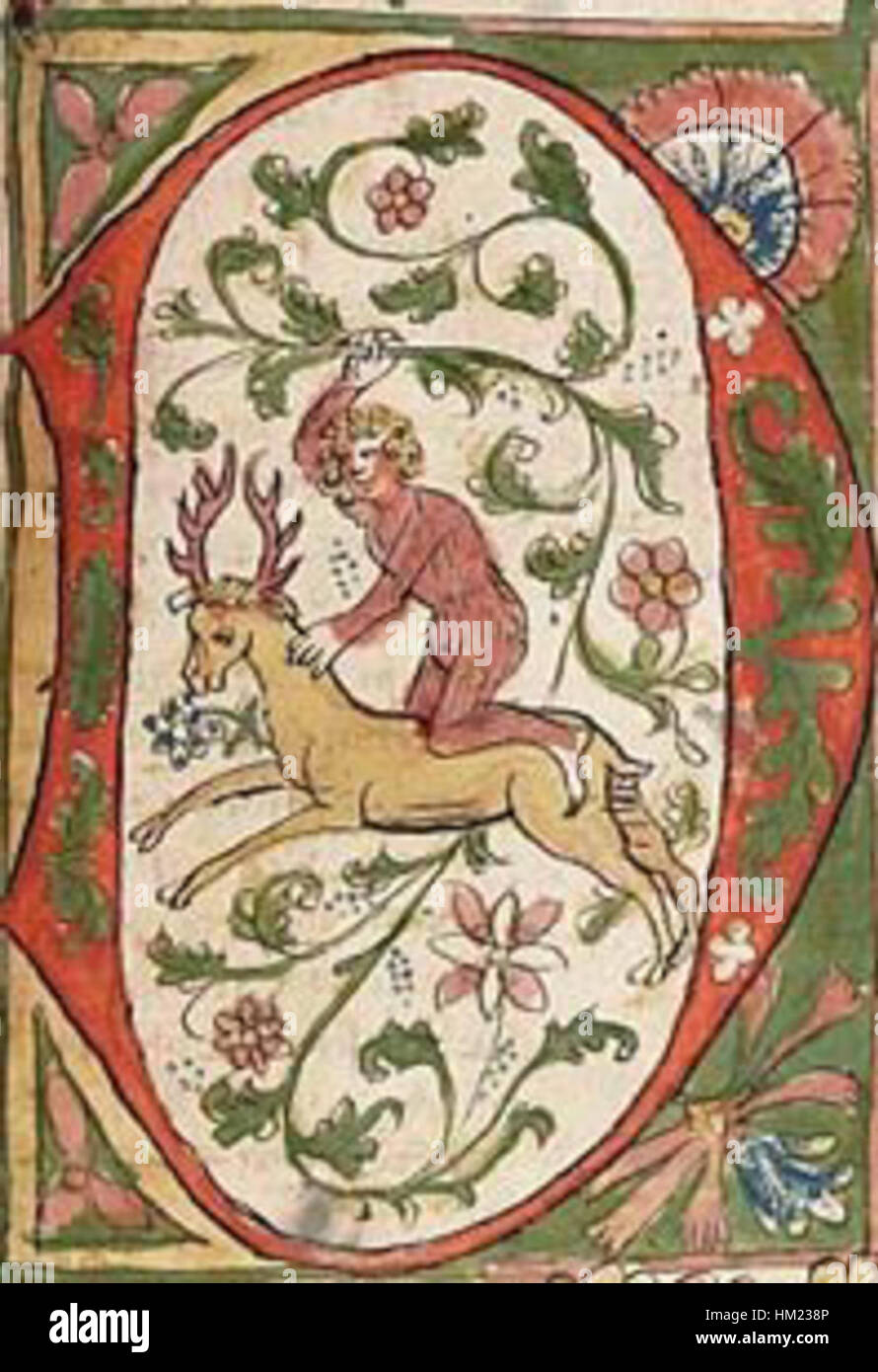 The manuscript 'Initiale D cpg19fol82v' is a medieval illuminated ...