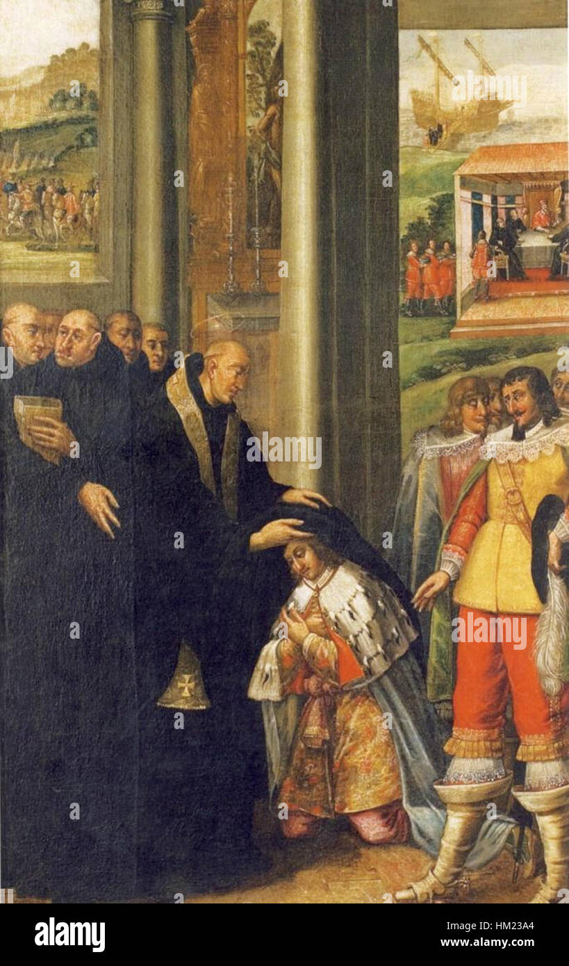The 'Investiture of St. Romuald' is a religious artwork depicting the ...