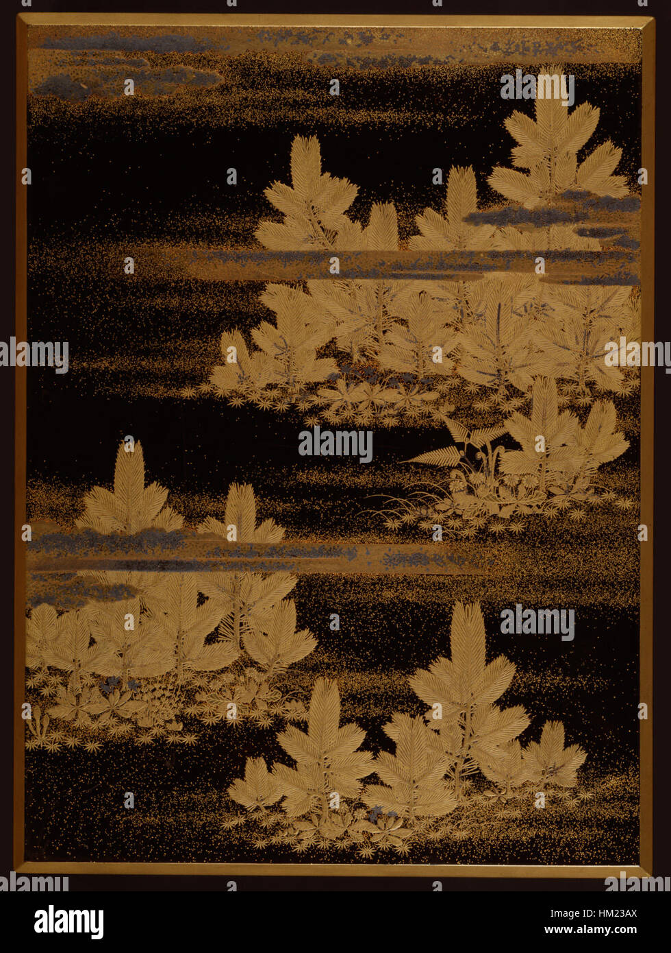 This Japanese *ryoshi bako* (box for documents and papers) from the ...