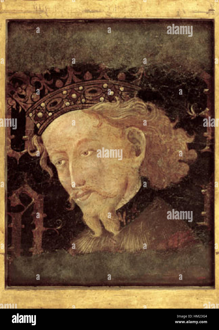 The 'Jaume I Aragon' painting from 1427 is a medieval depiction of King ...