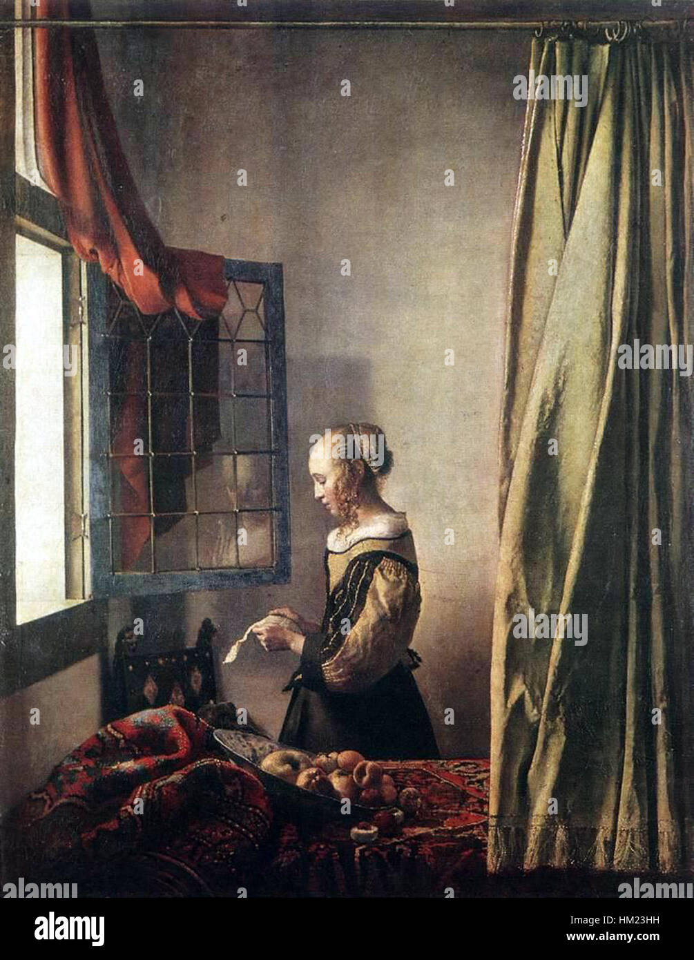 Vermeer The Letter 1666