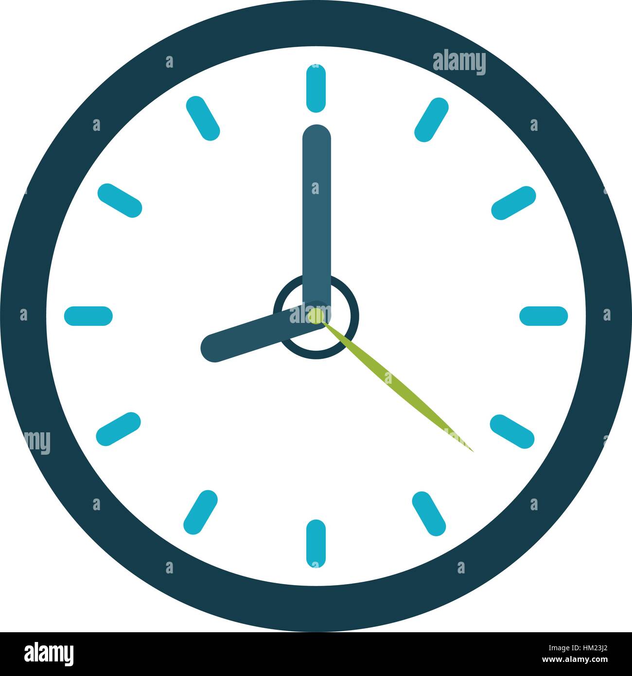 Isolated time clock icon vector illustration graphic design Stock ...