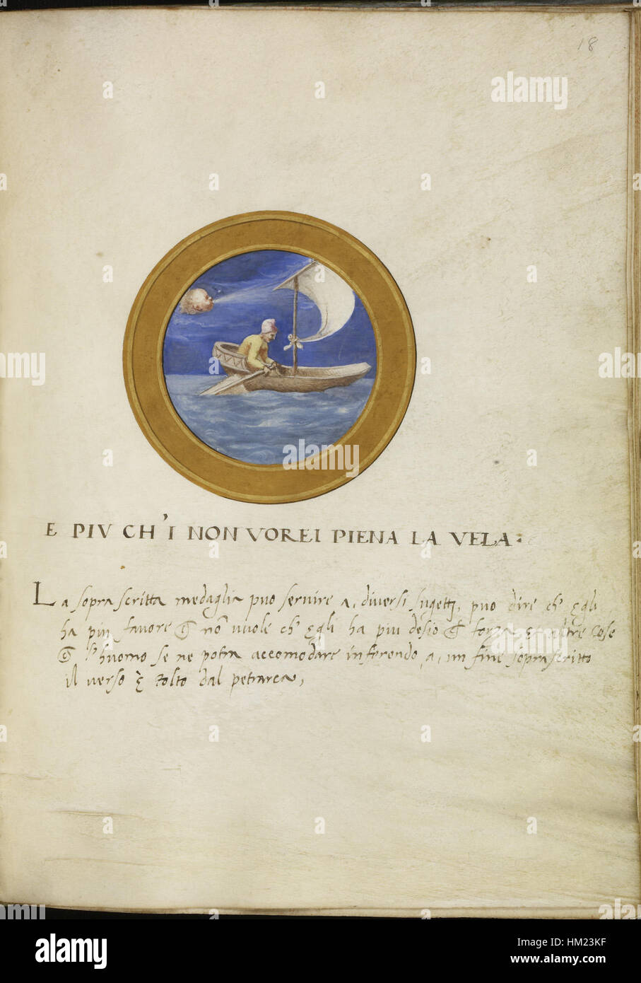 This illustration is from an Italian emblem book, featuring a symbolic ...