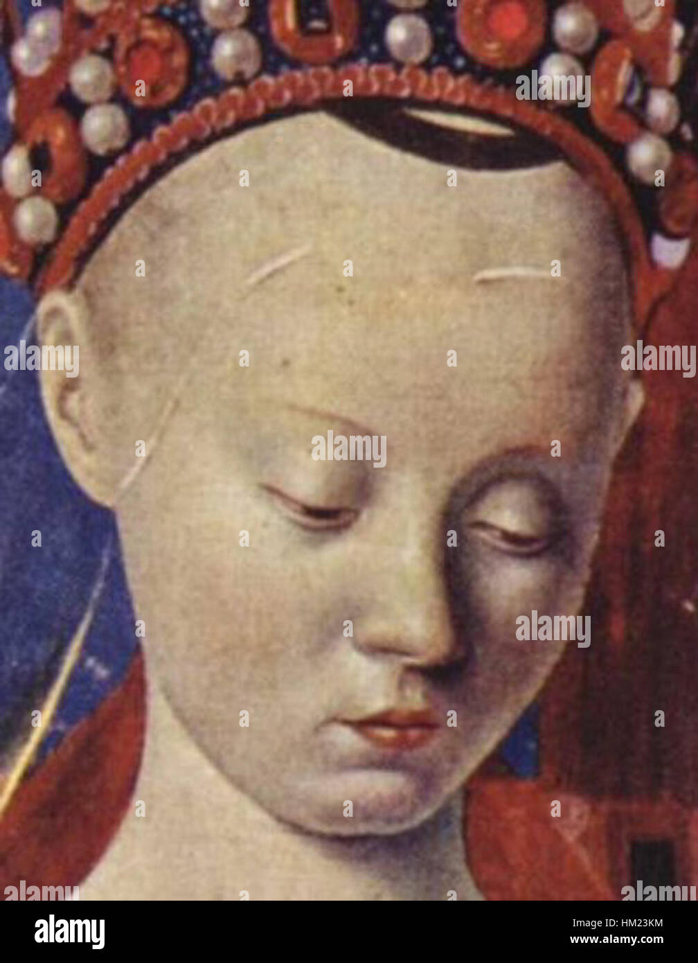 The painting 'Jean Fouquet Detalle' by the French artist Jean Fouquet ...