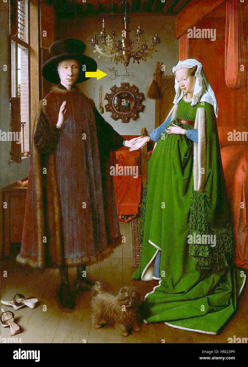 Jan van eyck, arnolfini portrait hi-res stock photography and images ...