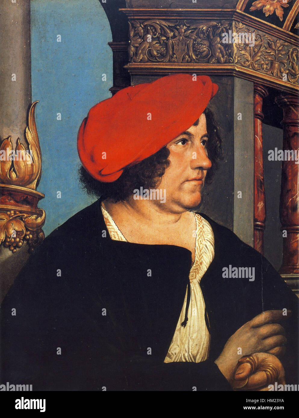 This portrait of Jakob Meyer by Hans Holbein the Younger showcases the ...