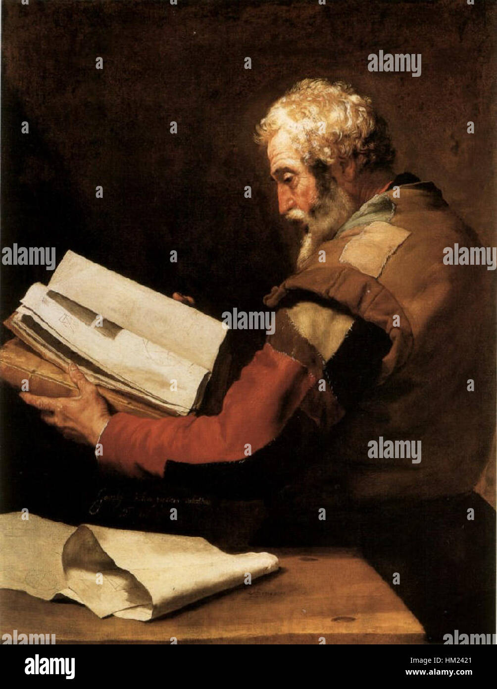*Anaxagoras* by José de Ribera is a dramatic portrait of the ancient ...