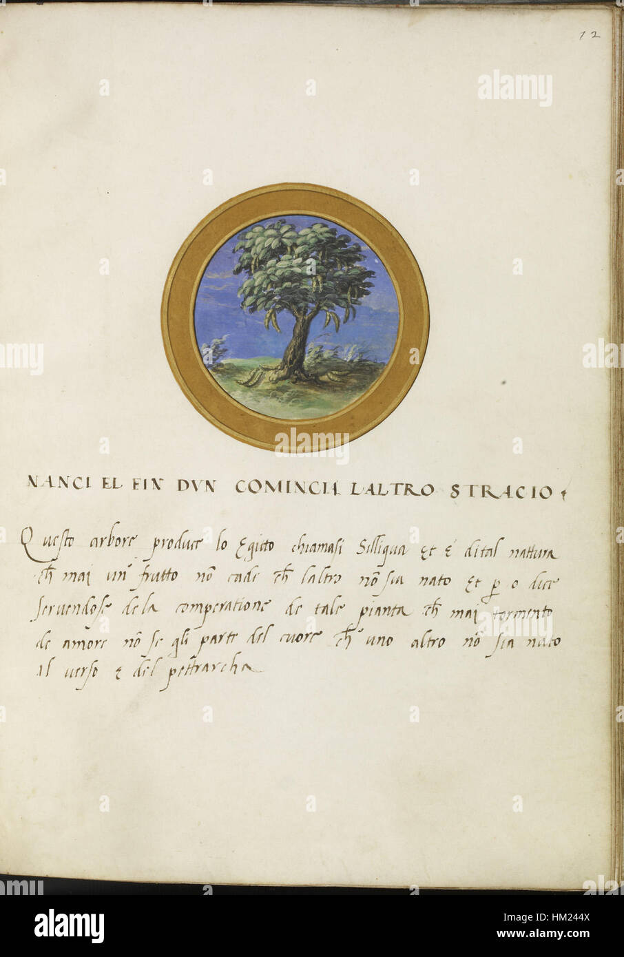 This leaf from an emblem book features Italian Renaissance imagery ...