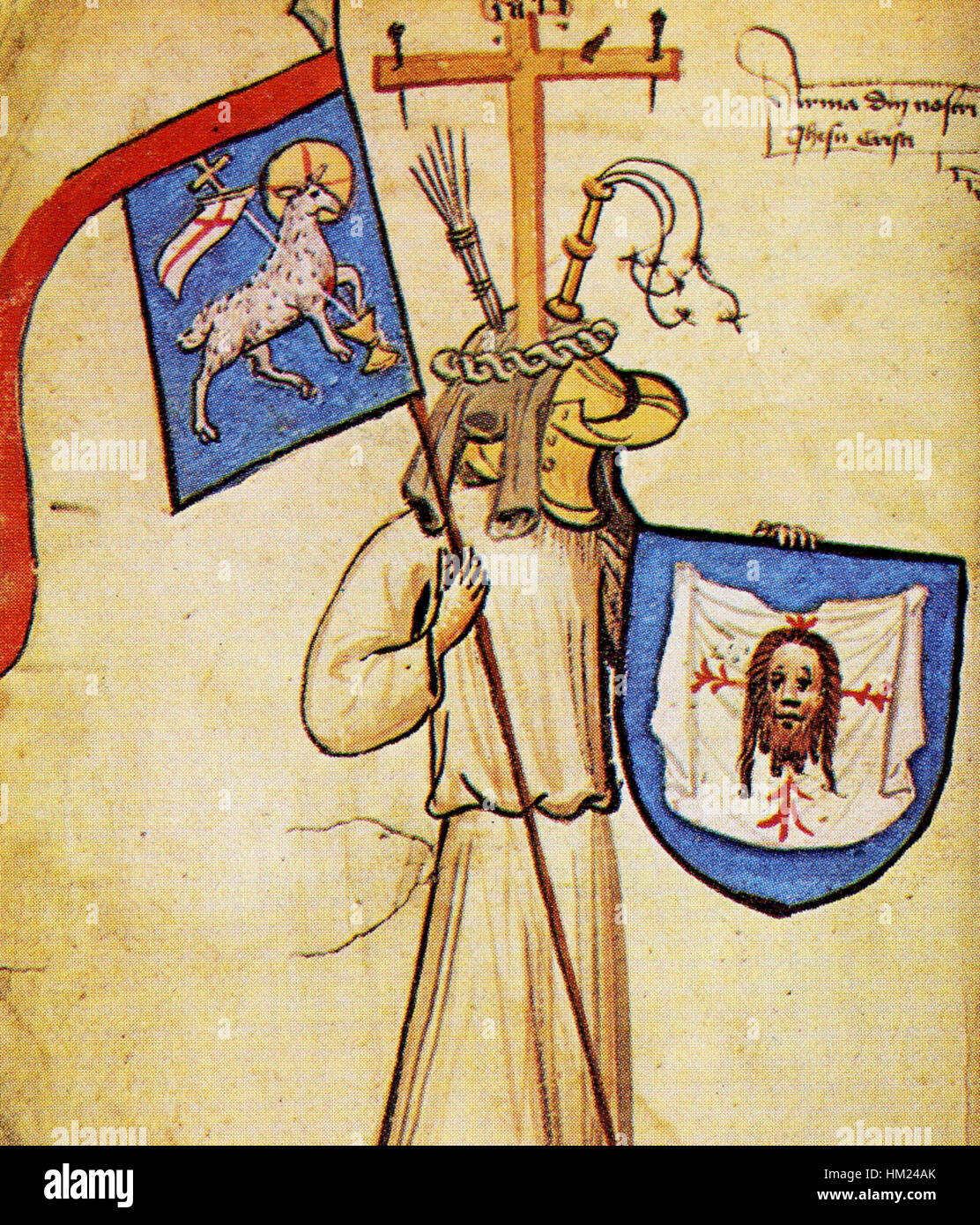 The 'Jesus Coat of Arms 1' represents a symbolic crest linked to ...