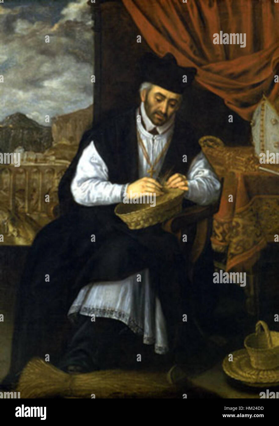 This painting of Julian of Cuenca, created by Eugenio Cajes in 1600 ...