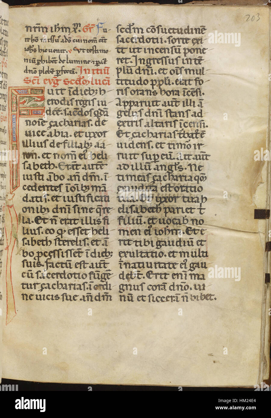 A full-page illustration from the St. Francis Missal, an important ...