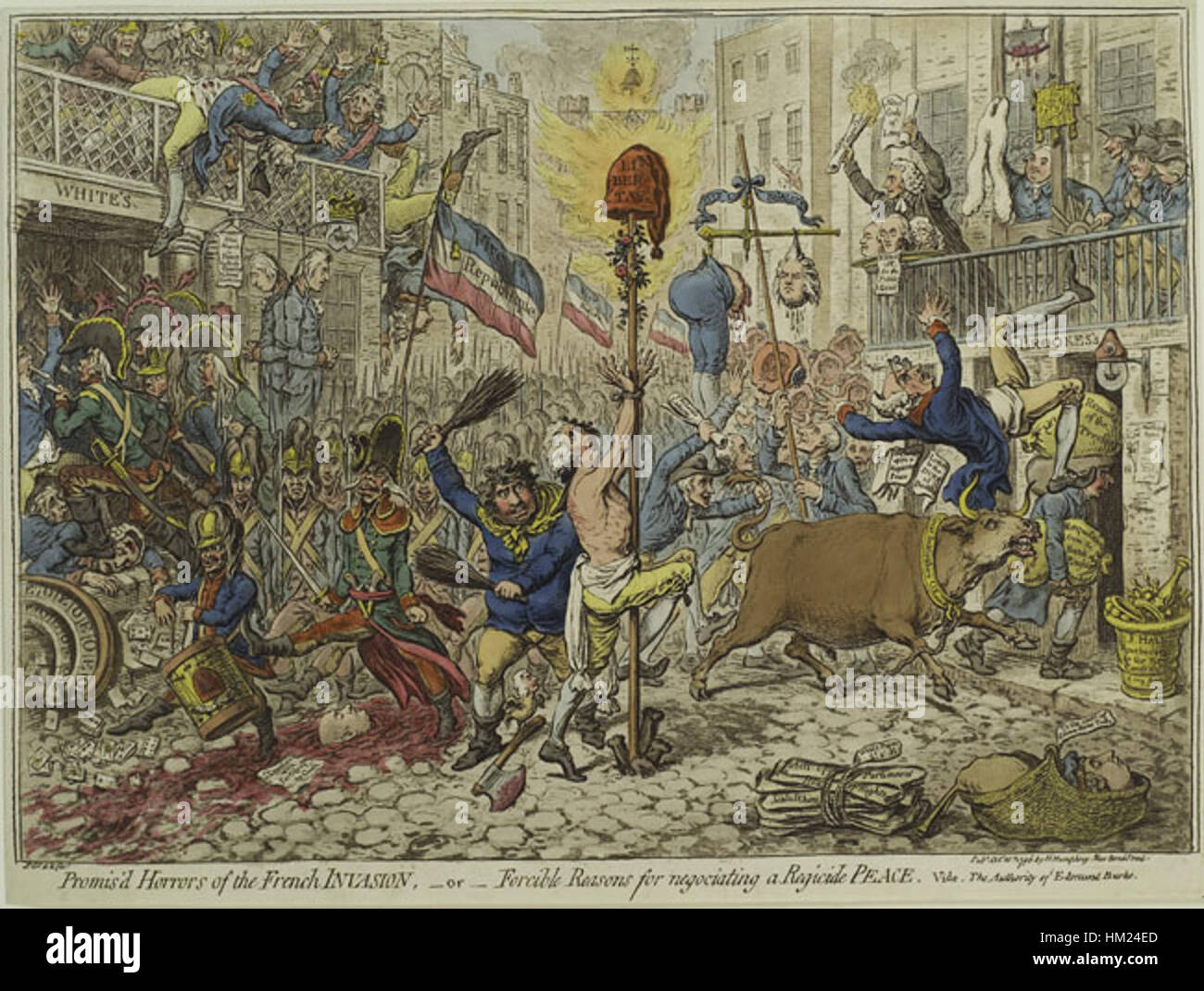 James Gillray's cartoon works are satirical depictions of 18th-century ...