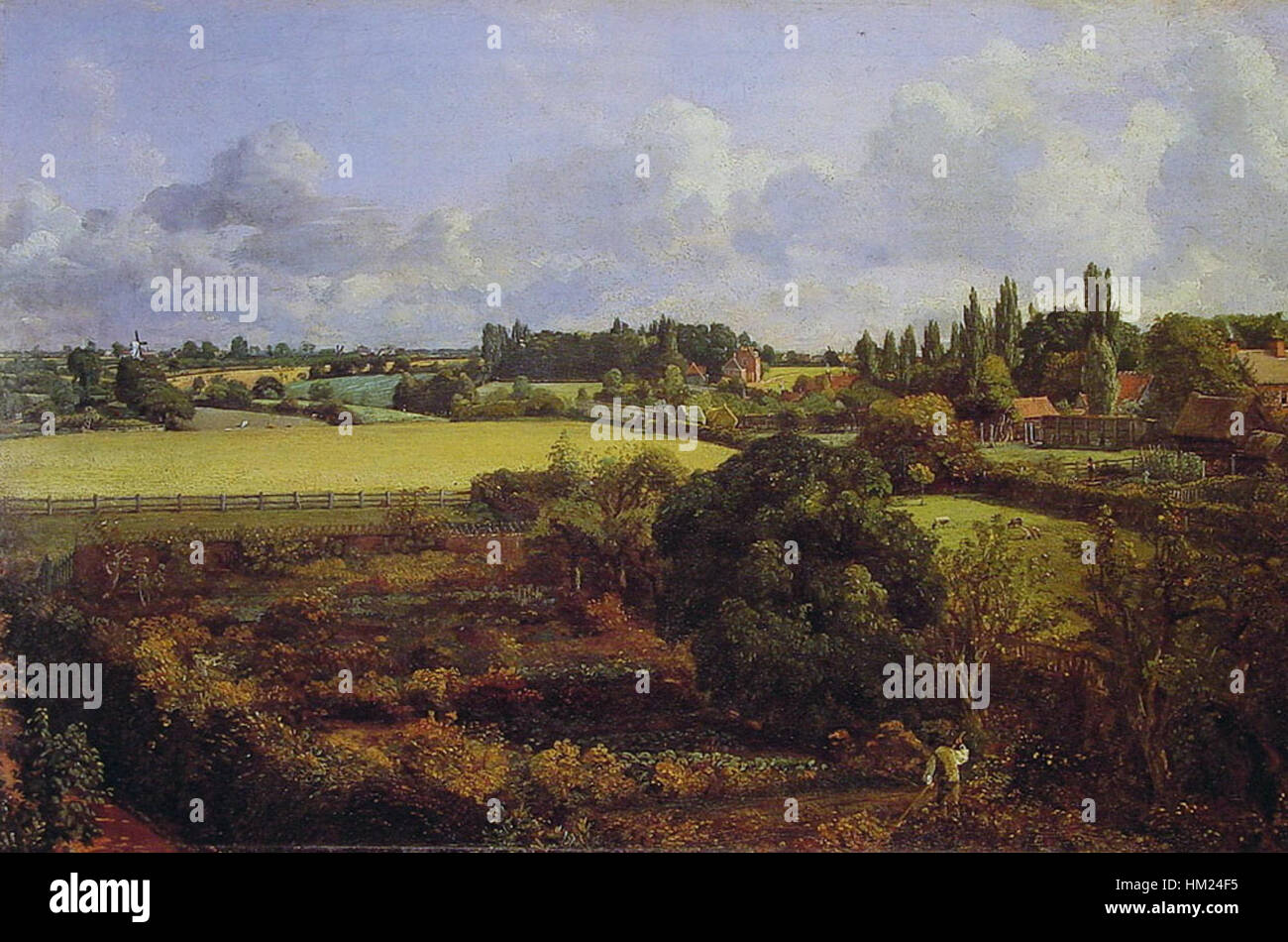 John Constable's 'Golding Constable's Kitchen Garden' is a landscape ...
