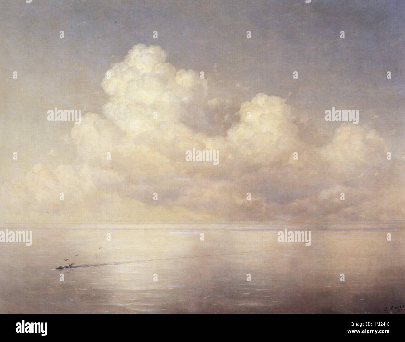 This painting by Iwan Konstantinowitsch Aiwasowskij, a renowned Russian ...