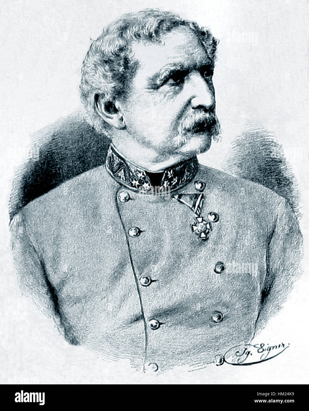 This 1868 painting depicts Josef Ritter von Schmerling, a notable ...