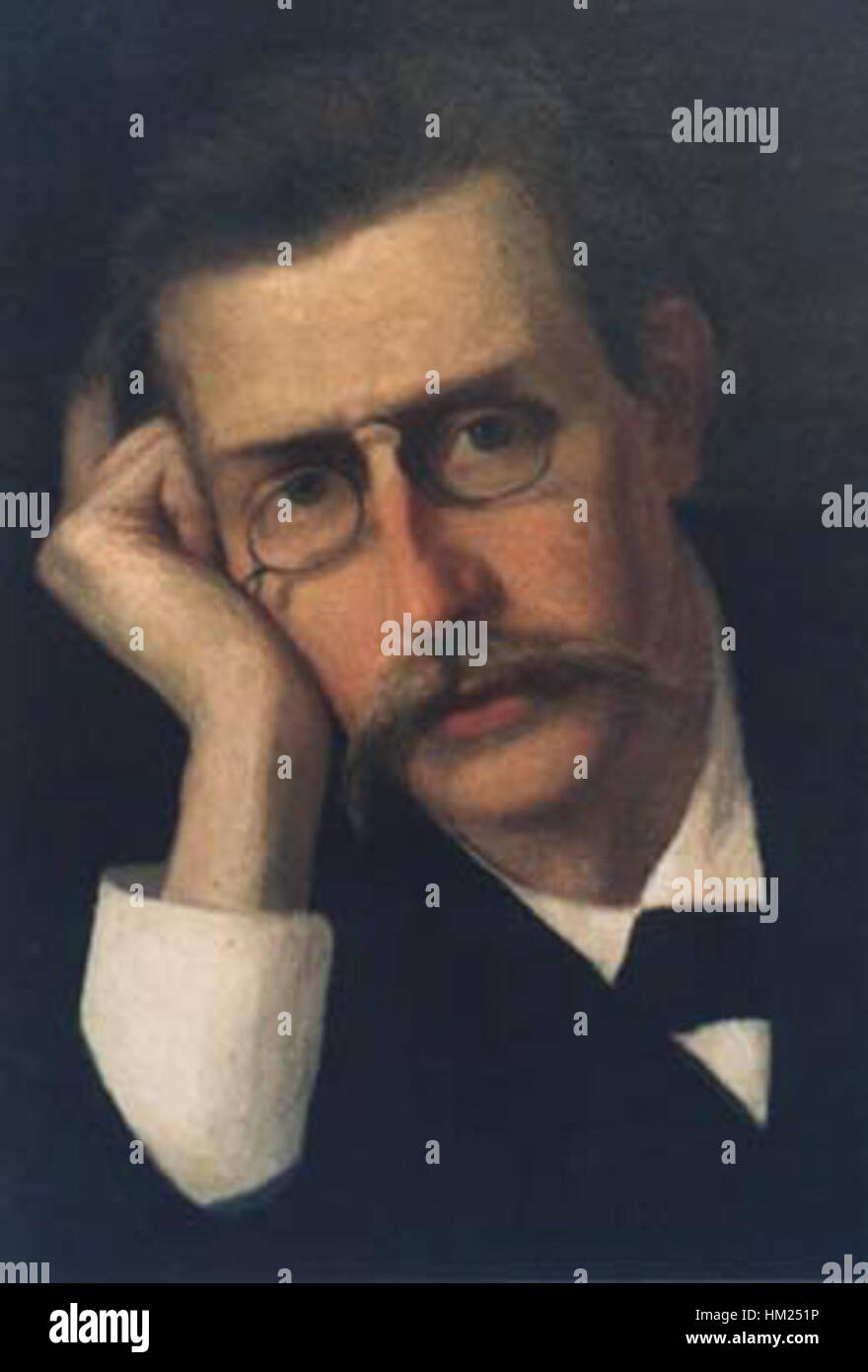 Jens Peter Jacobsen’s portrait represents the Danish author and ...