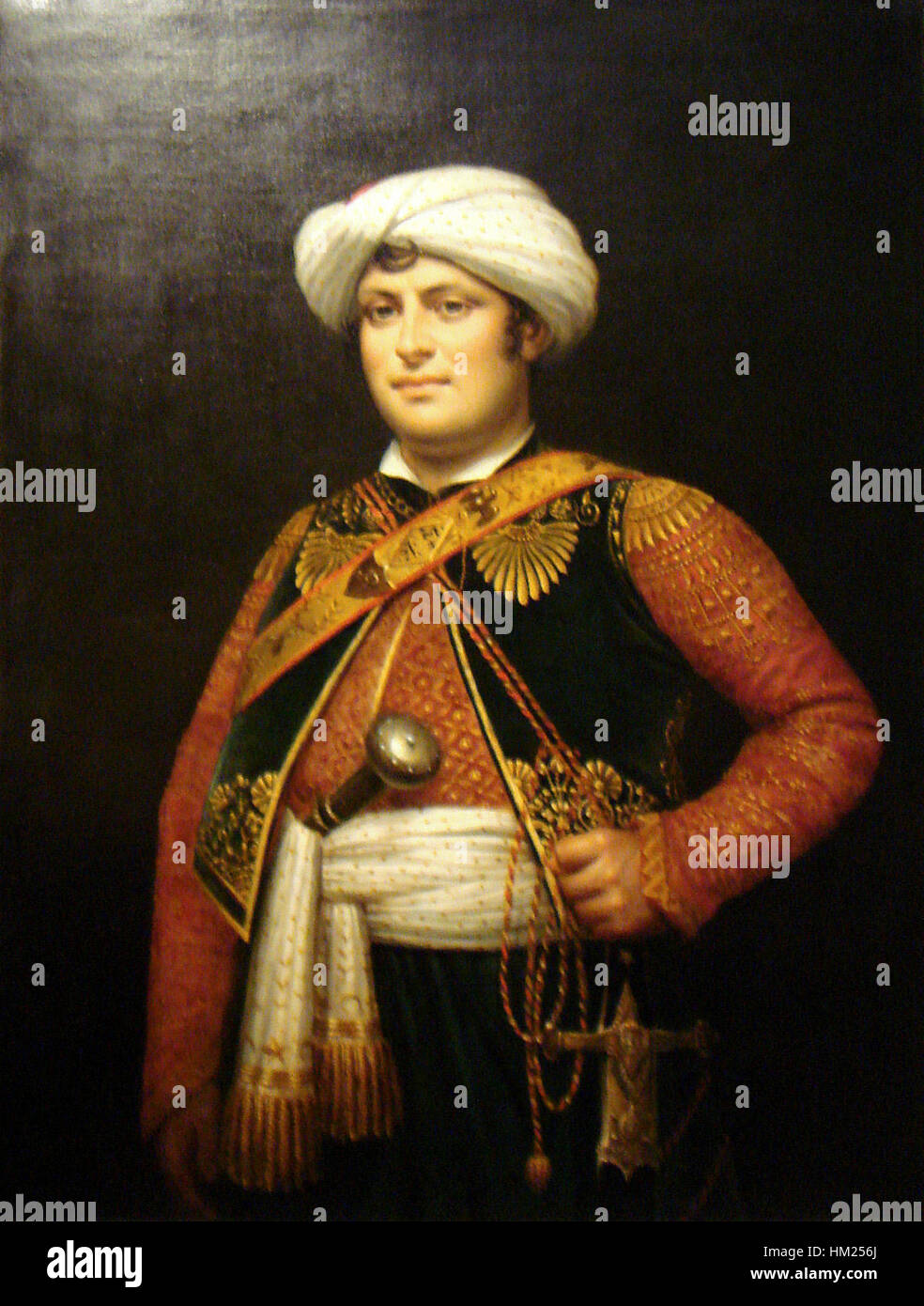 This 1806 portrait by Jacques Nicolas Paillot de Montabert depicts ...