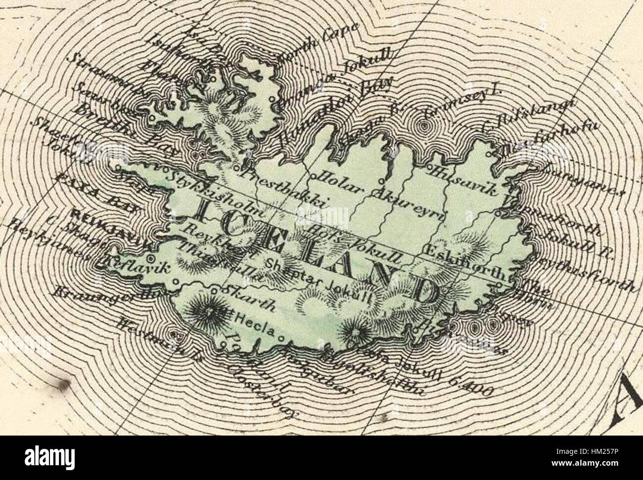 A historical 1864 artwork by A.J. Johnson, depicting a map of Europe ...