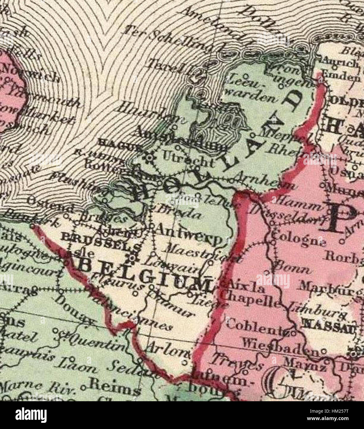 This 1864 painting by A.J. Johnson depicts the continent of Europe in ...