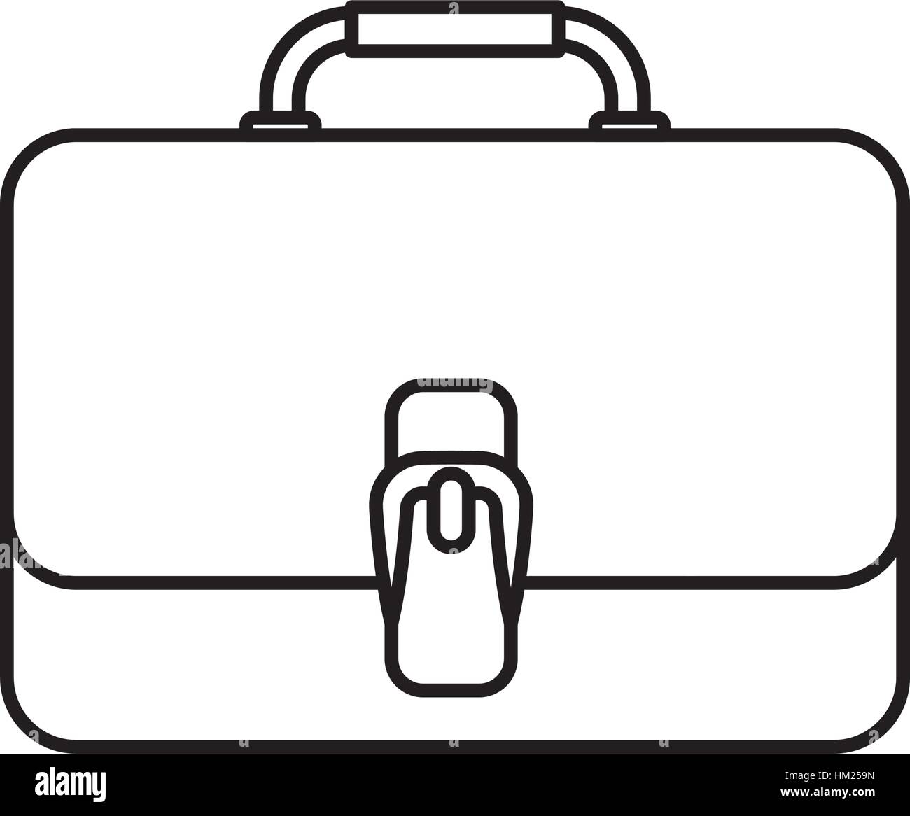 isolated business briefcase Stock Vector Image & Art - Alamy