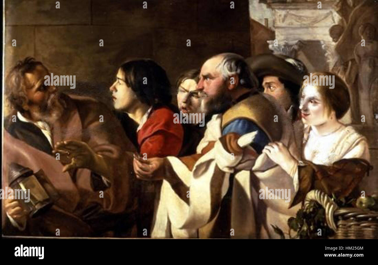 Jacob van Campen's painting 'Diogenes' depicts the Greek philosopher ...
