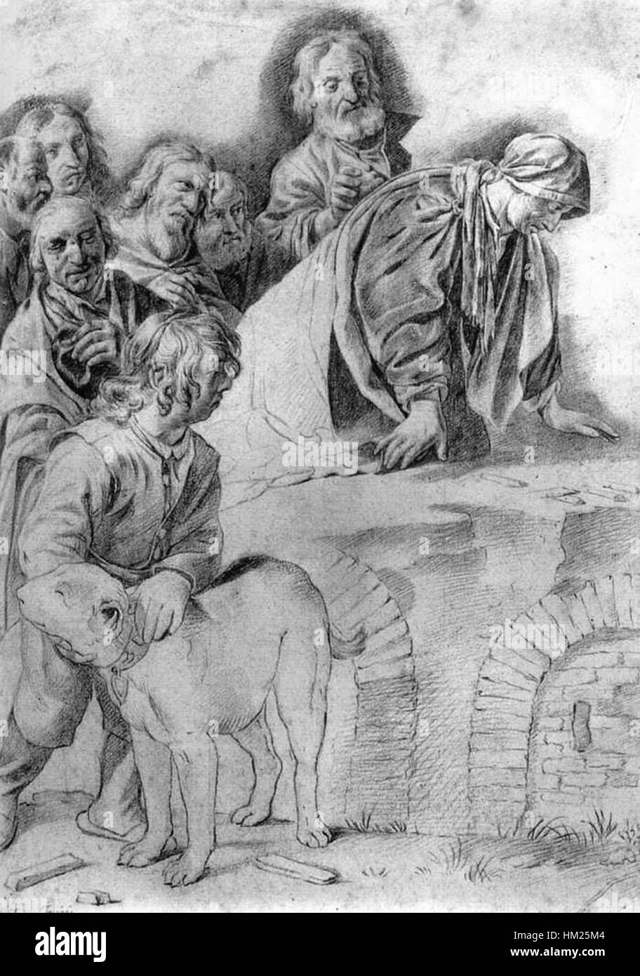An oil painting by Joseph de Bray, showing the Biblical story of Joseph ...