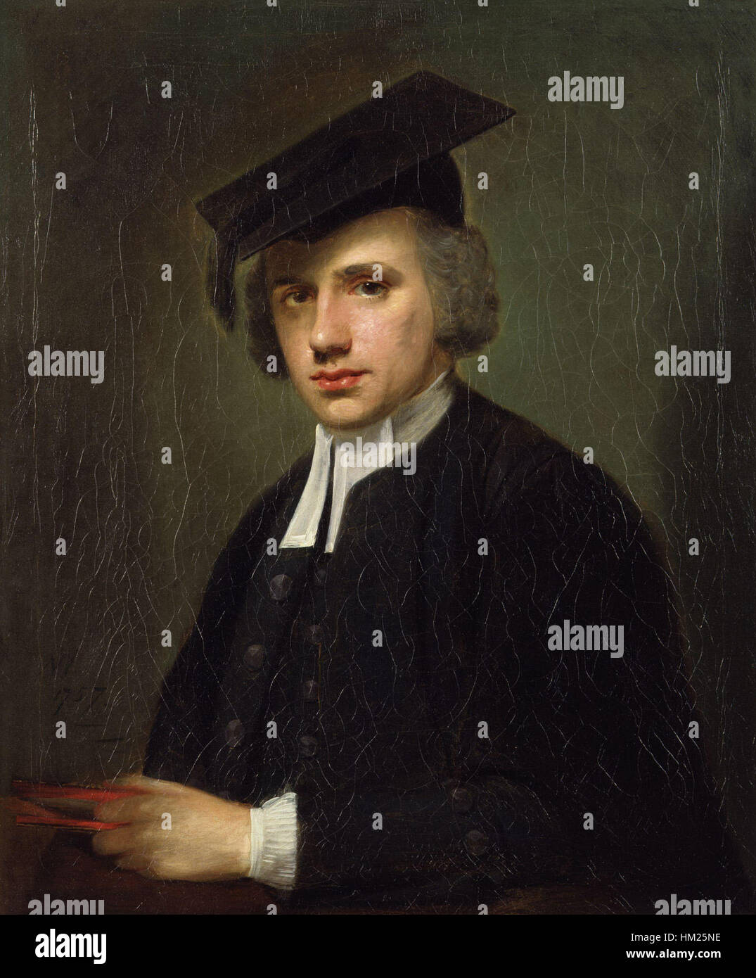This portrait of John Hinchliffe, painted by Nathaniel Hone, captures ...