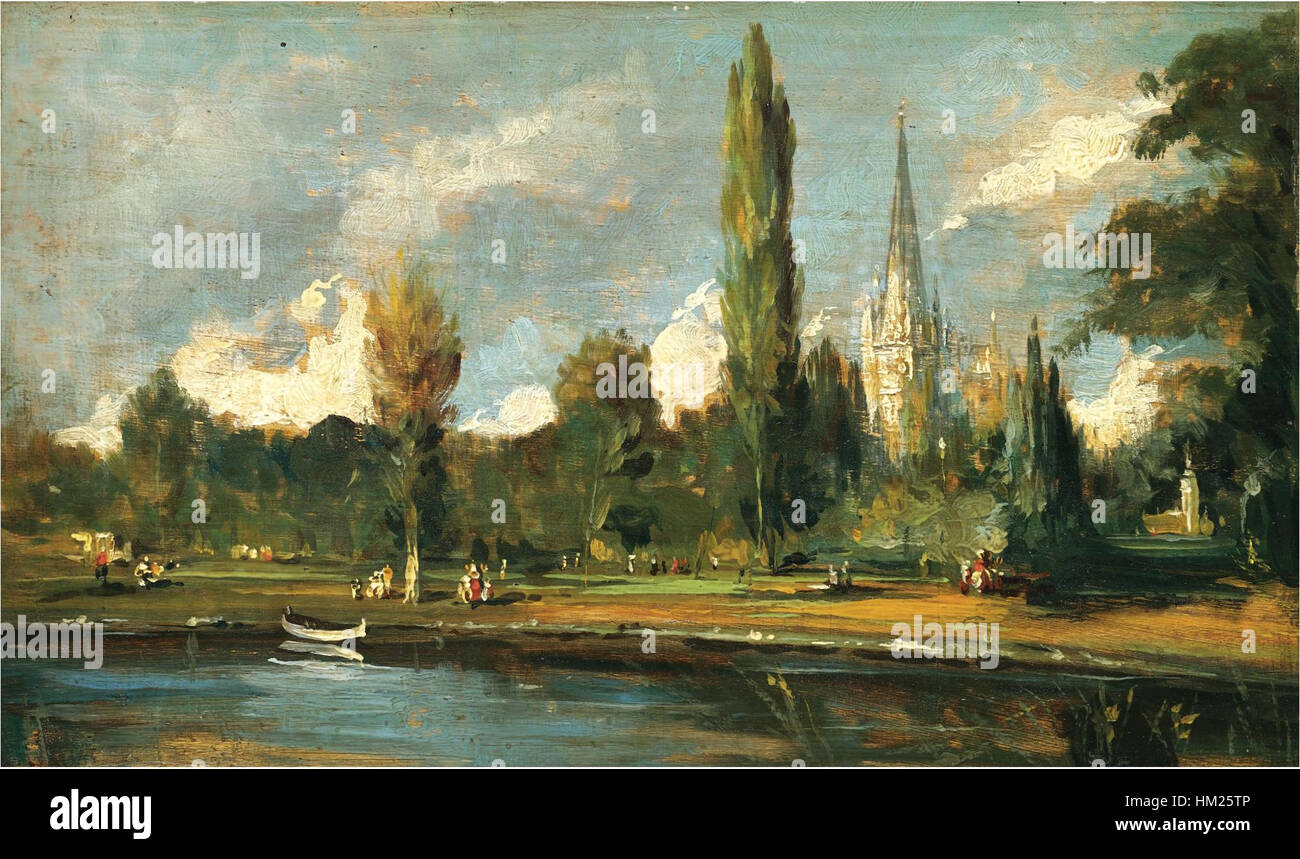 John Constableâ€™s 'A View of Salisbury Cathedral' captures the ...