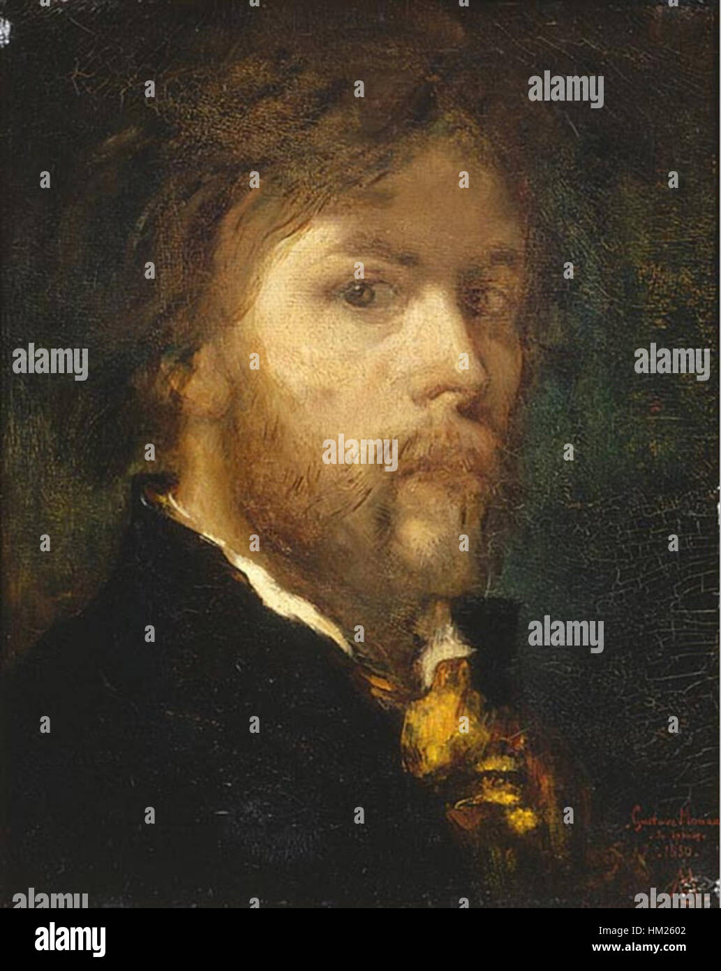 This artwork by Gustave Moreau features his signature symbolic and ...