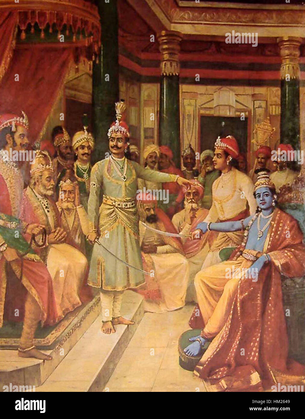 Krishnas role hi-res stock photography and images - Alamy