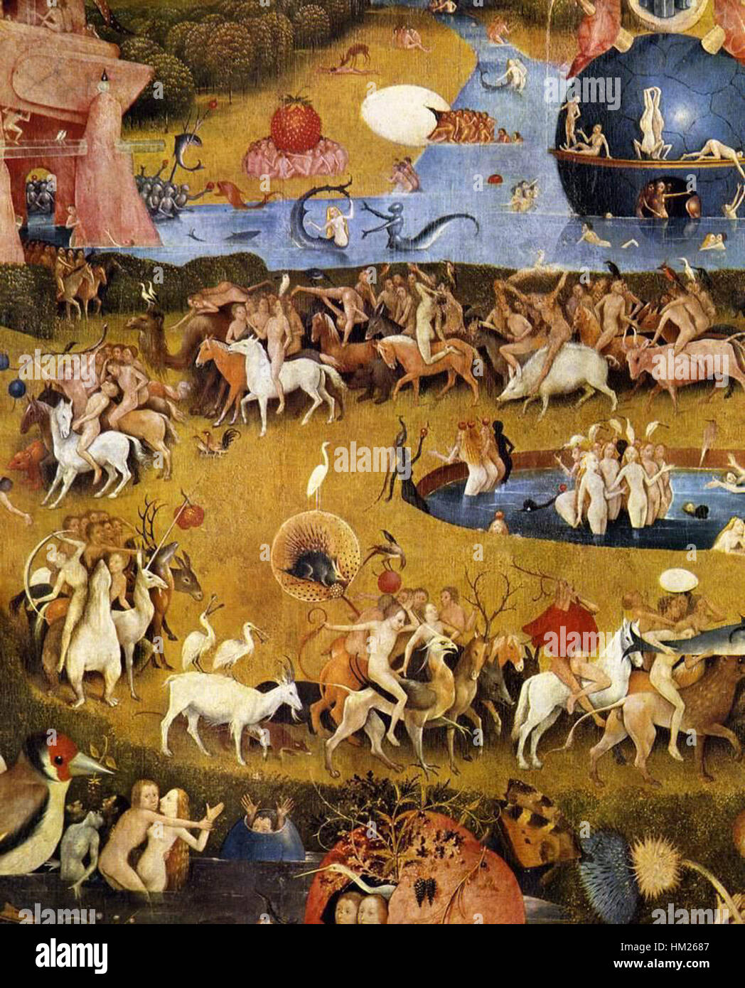 This detail from Hieronymus Bosch’s Garden of Earthly Delights triptych ...