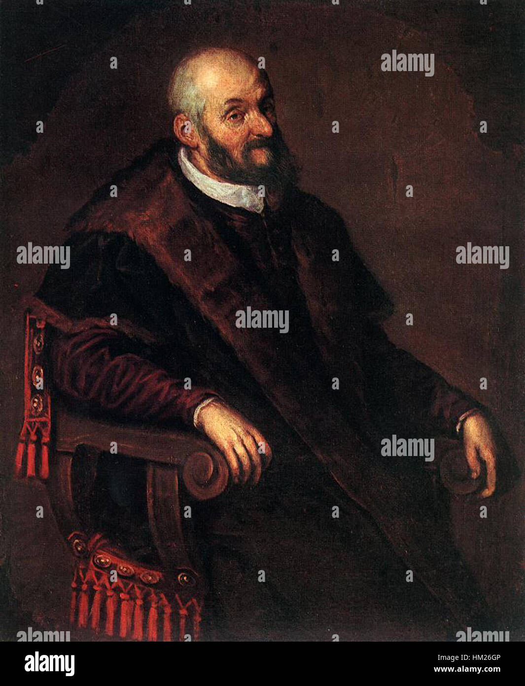 Leandro Bassano's 'Portrait of an Old Man' is a remarkable example of ...