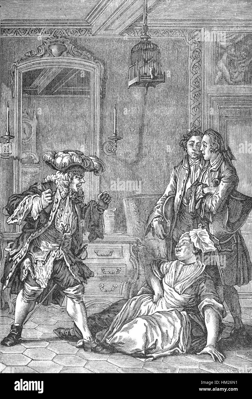 'Le Bourgeois Gentilhomme' is a comedic play by Molière, often depicted ...