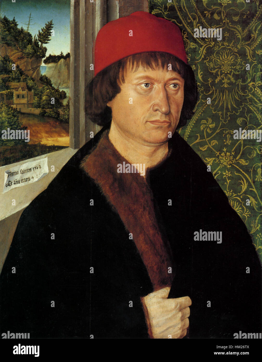 A historical painting attributed to Hugo von Hohenlandenberg ...