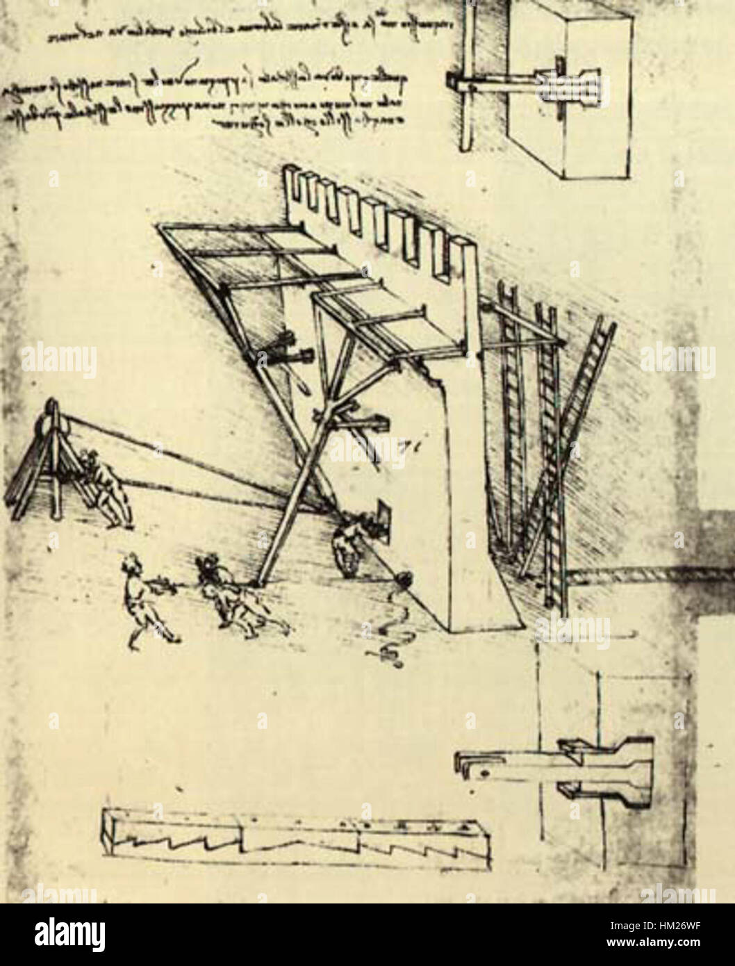 Leonardo da Vinci’s studies of siege defenses showcase his engineering ...